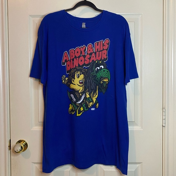 Next Level Apparel | Shirts | Aew Jungle Boy Luchasaurus Jurrasic Express A Boy His Dinosaur Tee ...